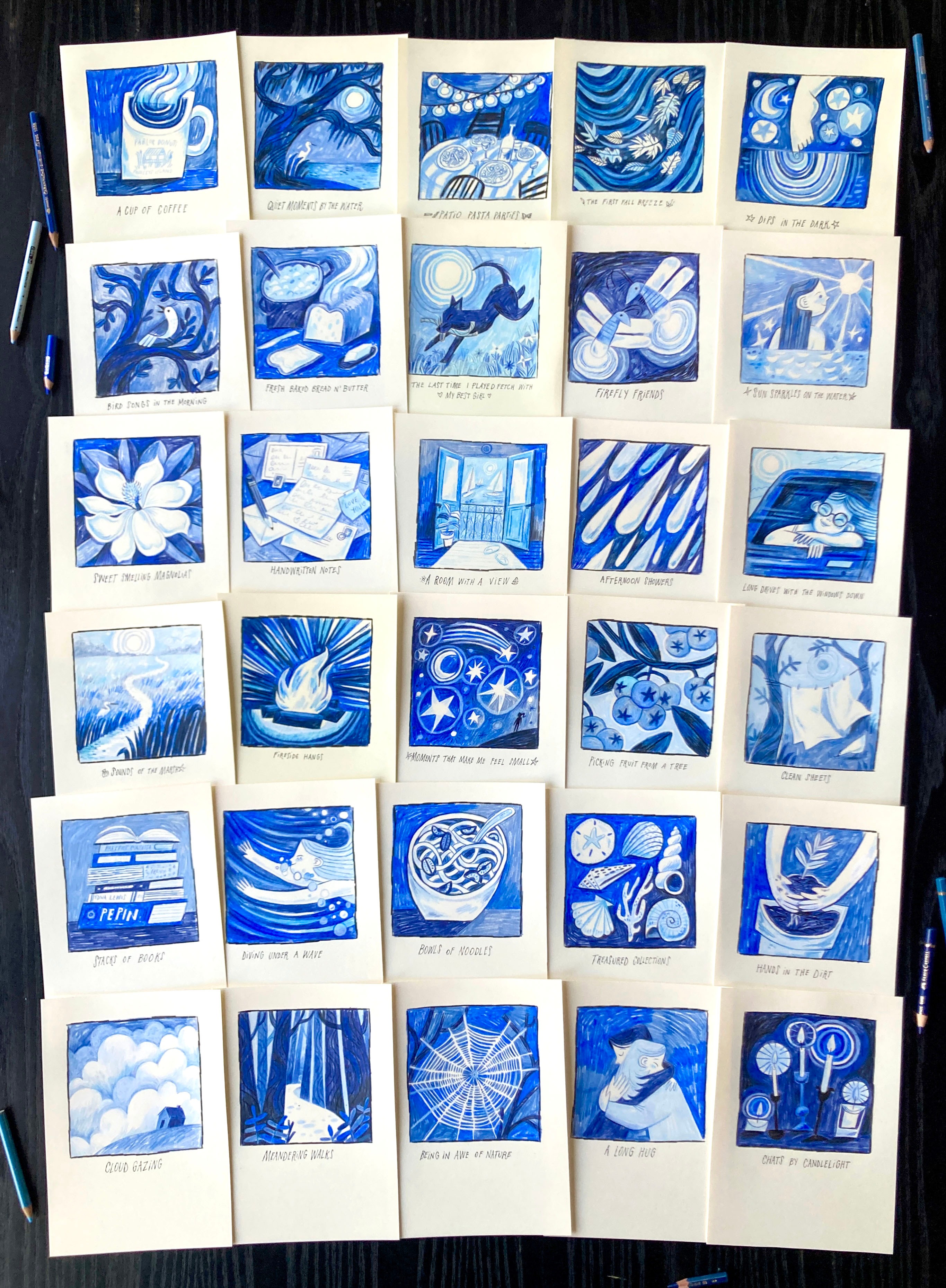 30 Days of Thank You Drawings - by Cait B.