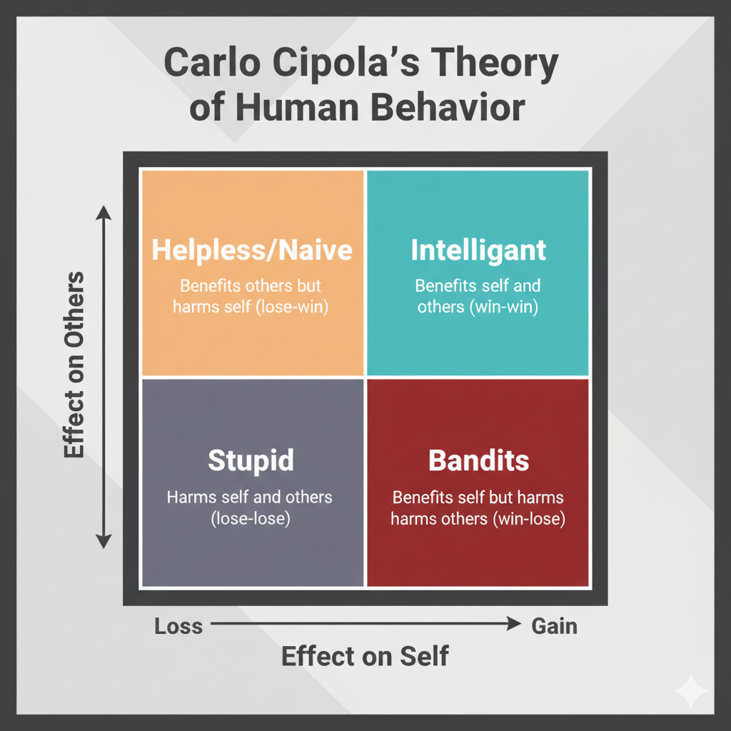 Cipolla’s Basic Laws of Human Stupidity