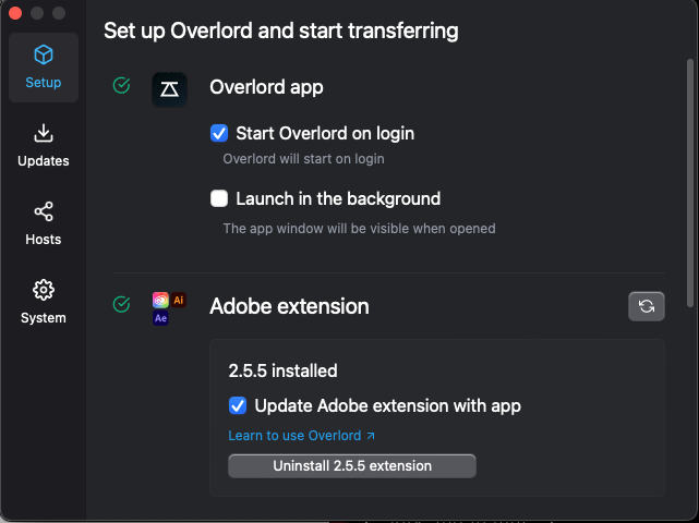 How to use Overlord to transfer Figma files for animation in After Effects.