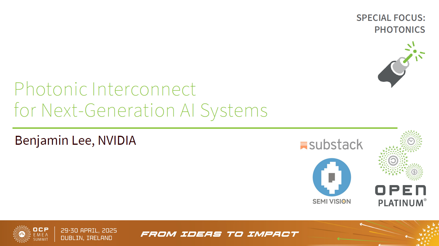 NVIDIA: Photonic Interconnect for Next-Generation AI Systems