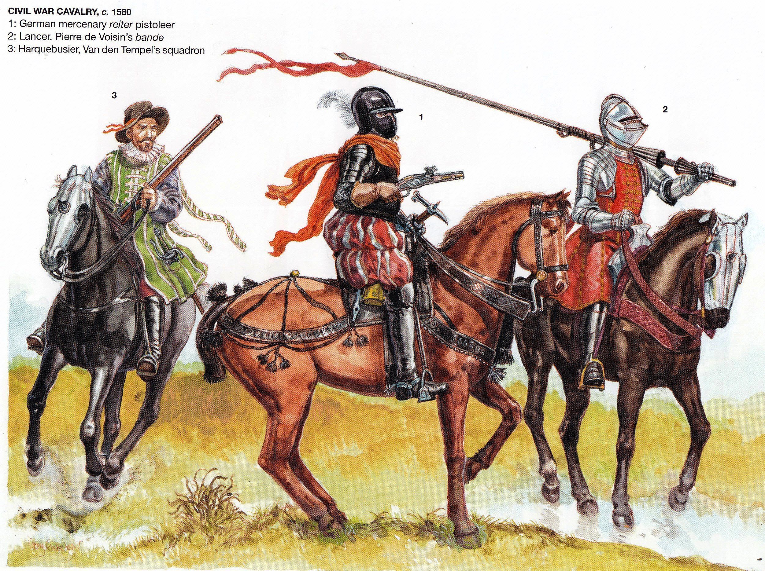 The Evolution of Cavalry in 16th century