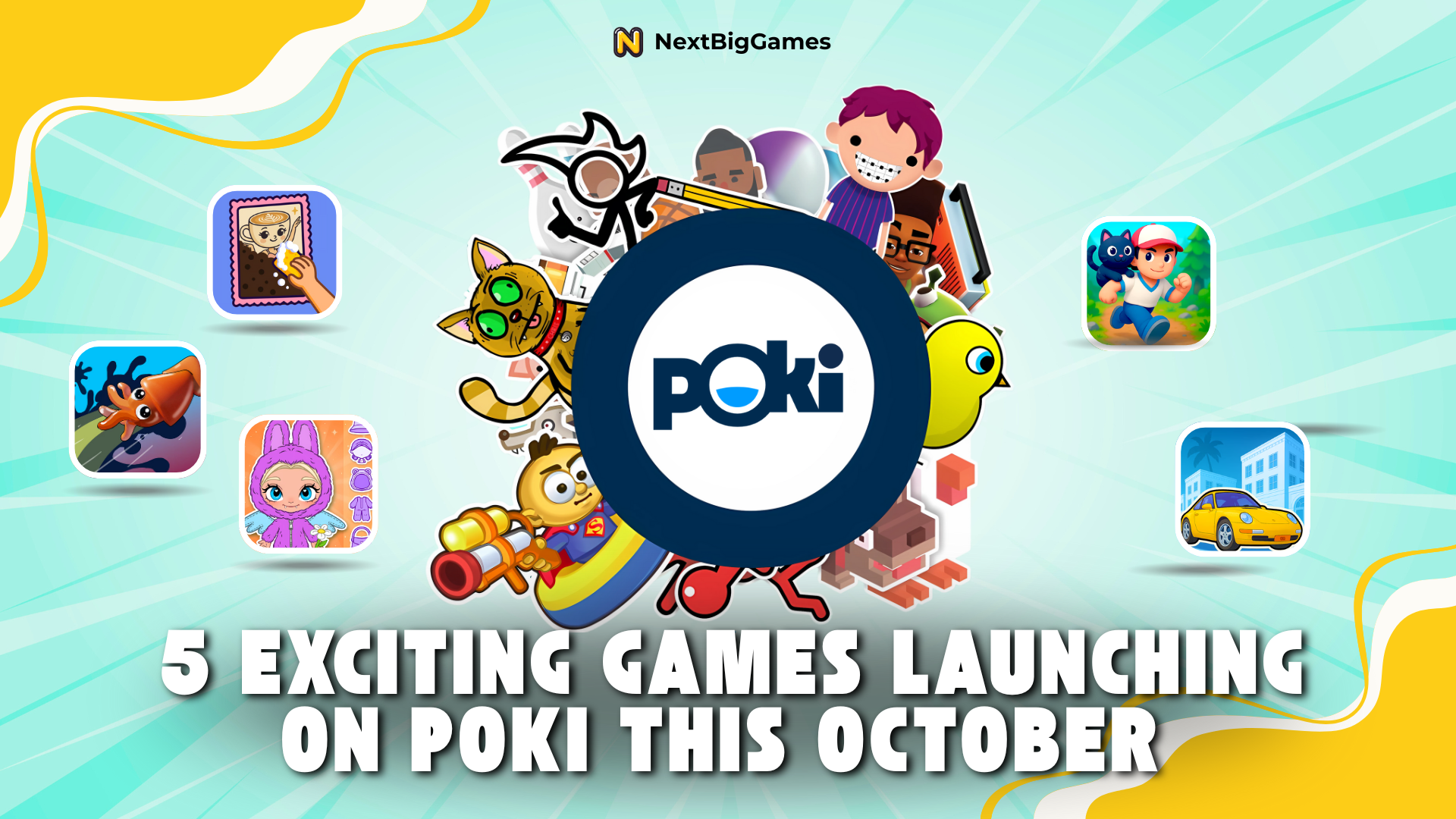 5 Exciting New Games Launching on Poki This October