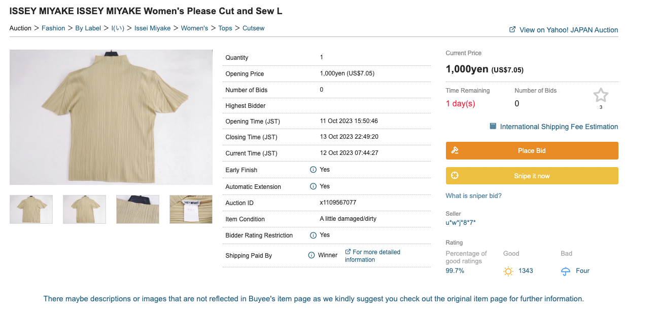 how to shop on japanese ebay - by Viv Chen - The Molehill