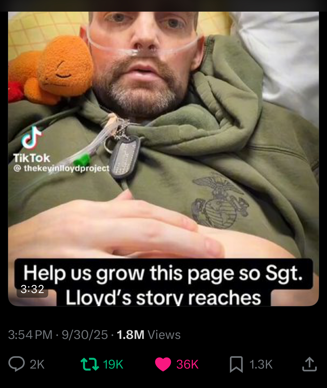 Poisoned Marine Sgt. Kevin Lee Lloyd: Abandoned by the Department of Veterans Affairs, Now Dying ...