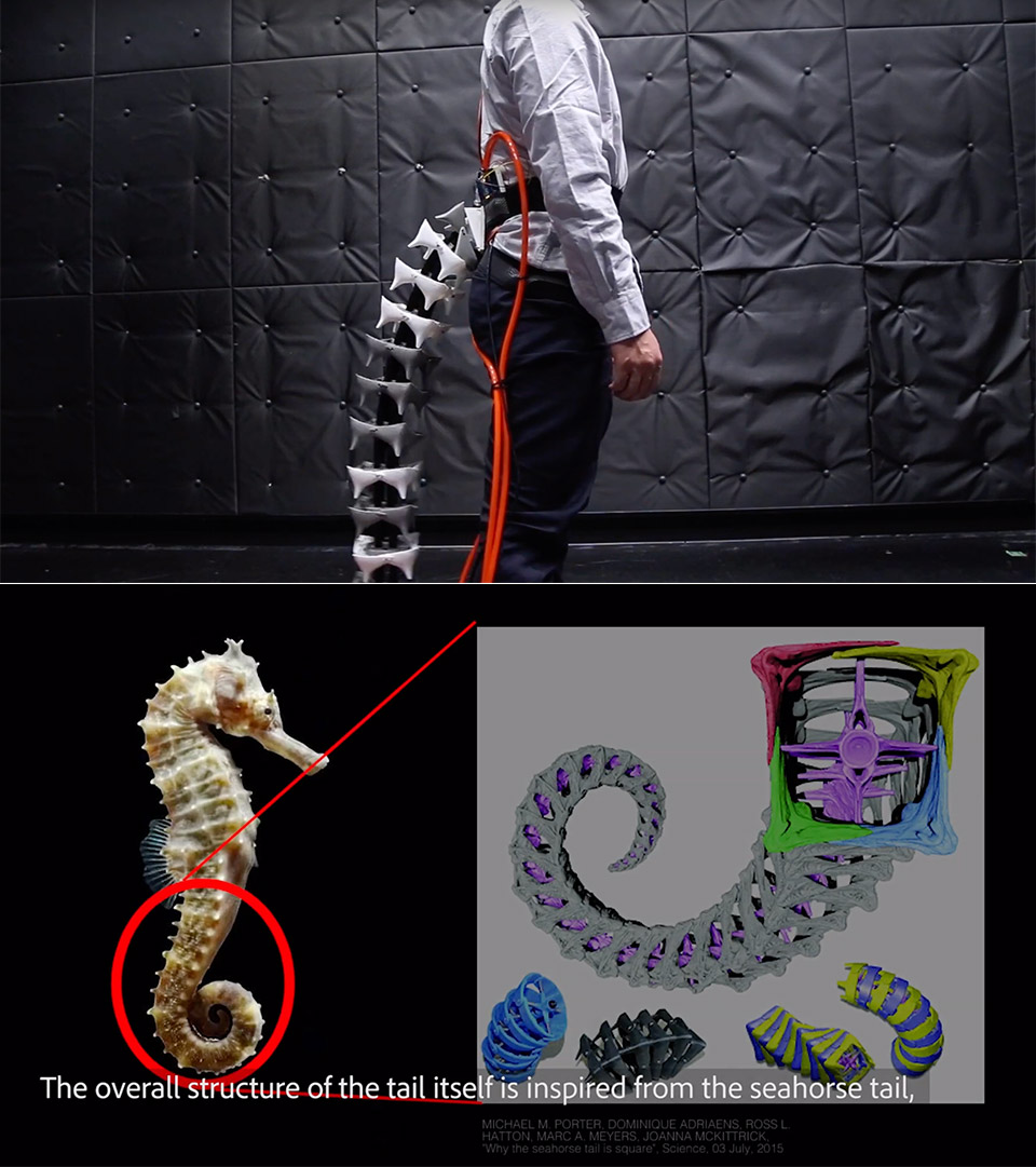 Japanese Scientists Built a Wearable Robotic Tail to Help Humans Balance