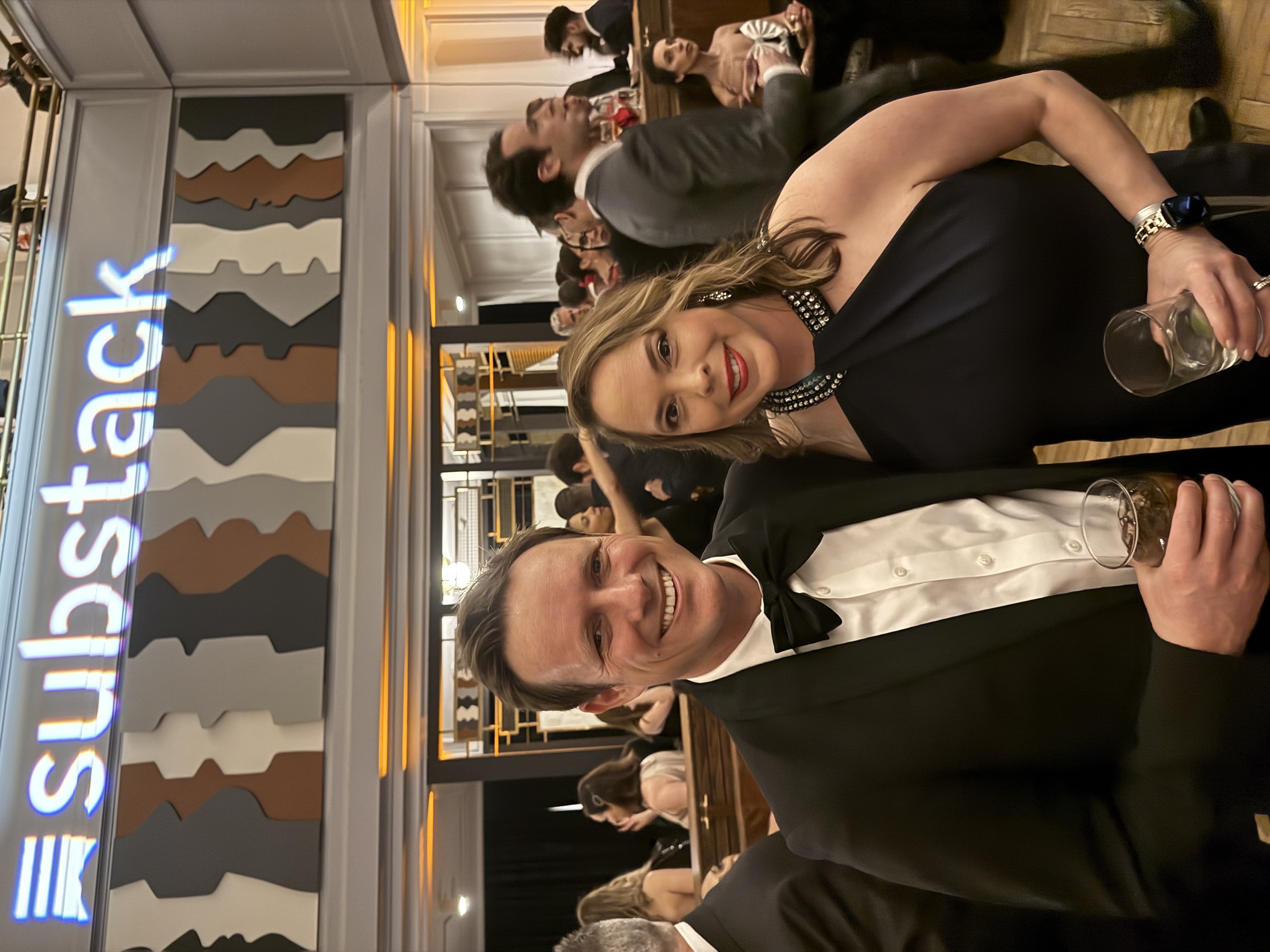 Olivia of Troye on Substack: "Incredible night with Co-founder @Hamish McKenzie at the @Substack ...