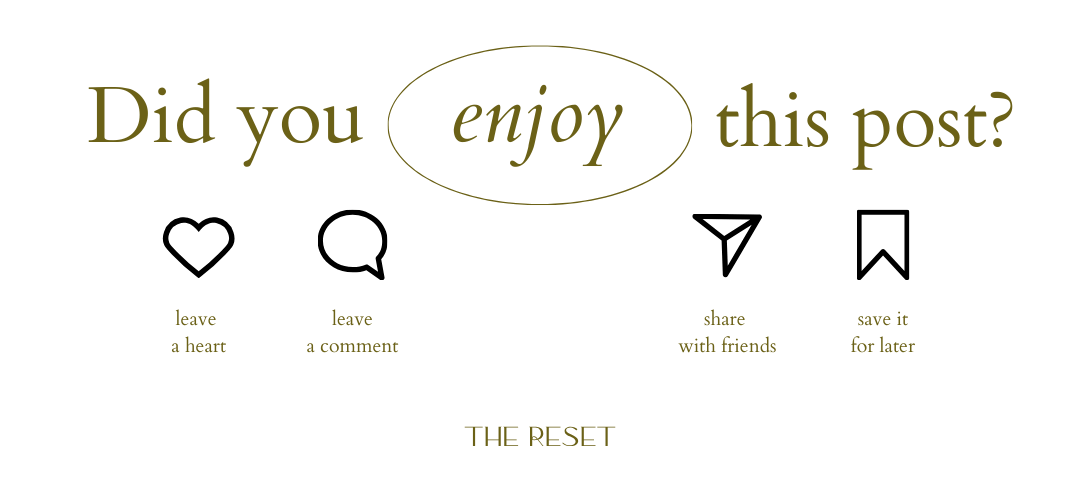 How To Reset Your Life in 7 Days (...or even just 15 minutes?!)