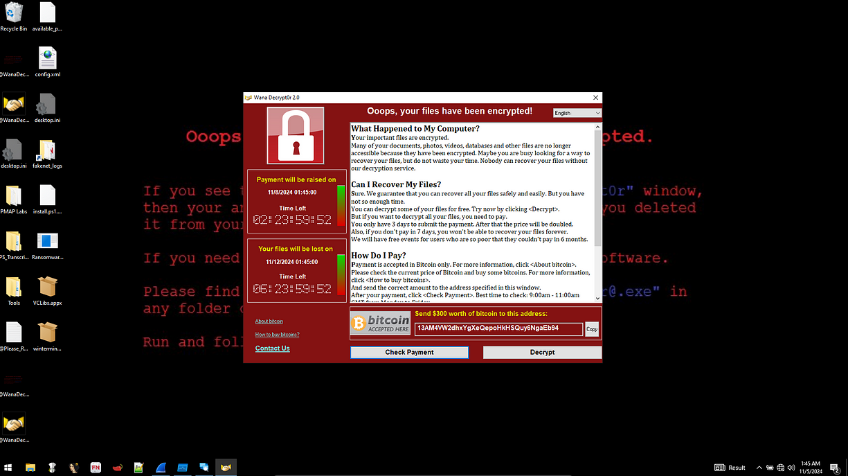 WannaCry Ransomware: Reverse Engineering and Malware Analysis