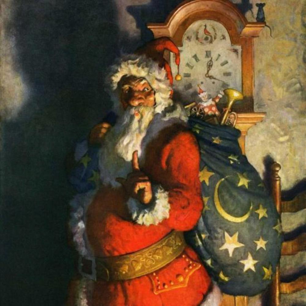 N.C. Wyeth's Santa Claus - by James Gurney - Paint Here