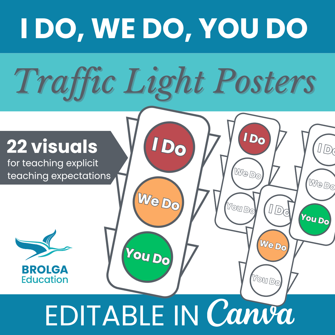 I Do, We Do, You Do Posters for Explicit Teaching