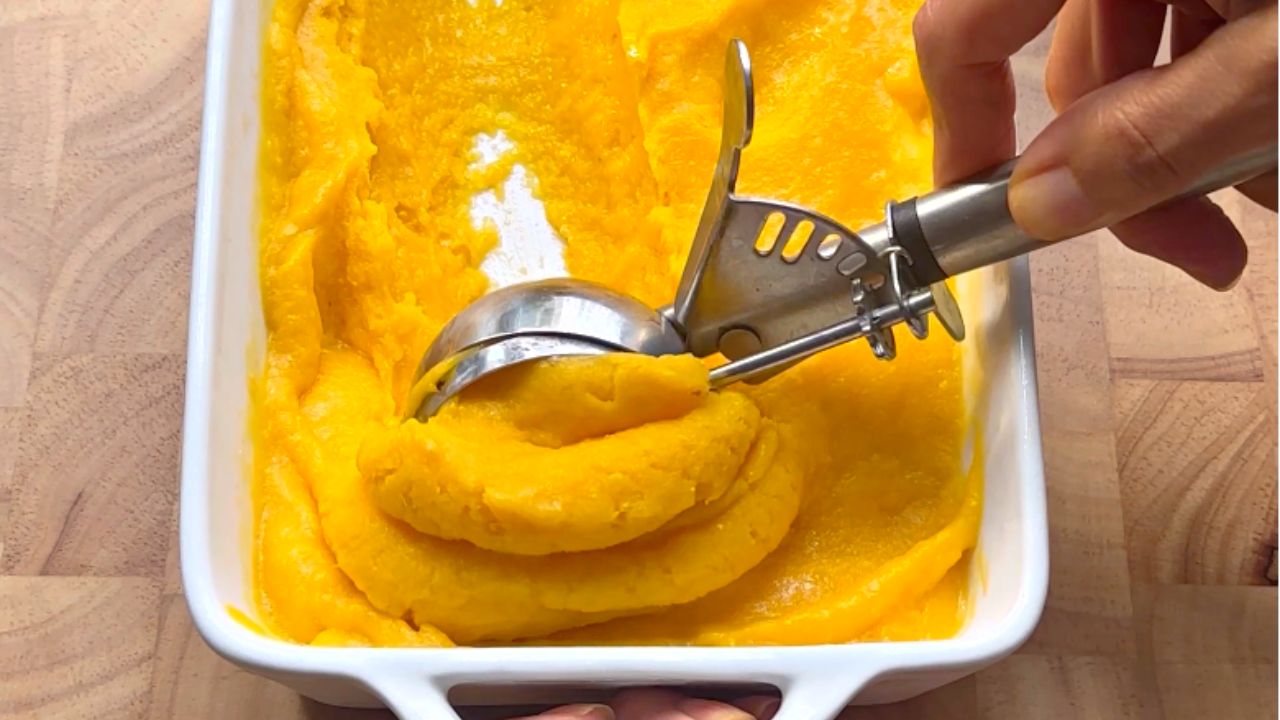 Helado de Mango refrescante y saludable.