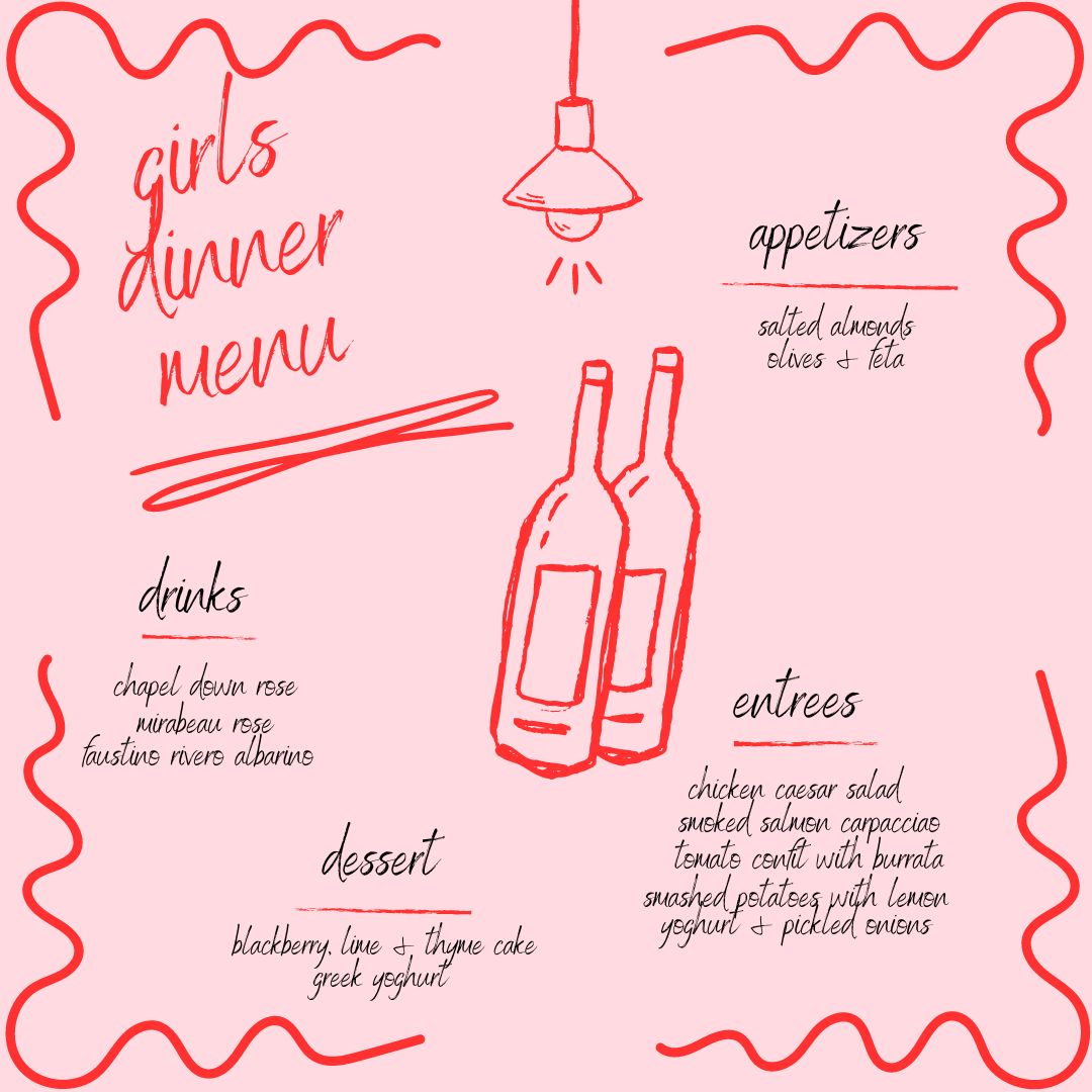 Dinner For The Girls - by Lisa Dawson - Joie De Vivre