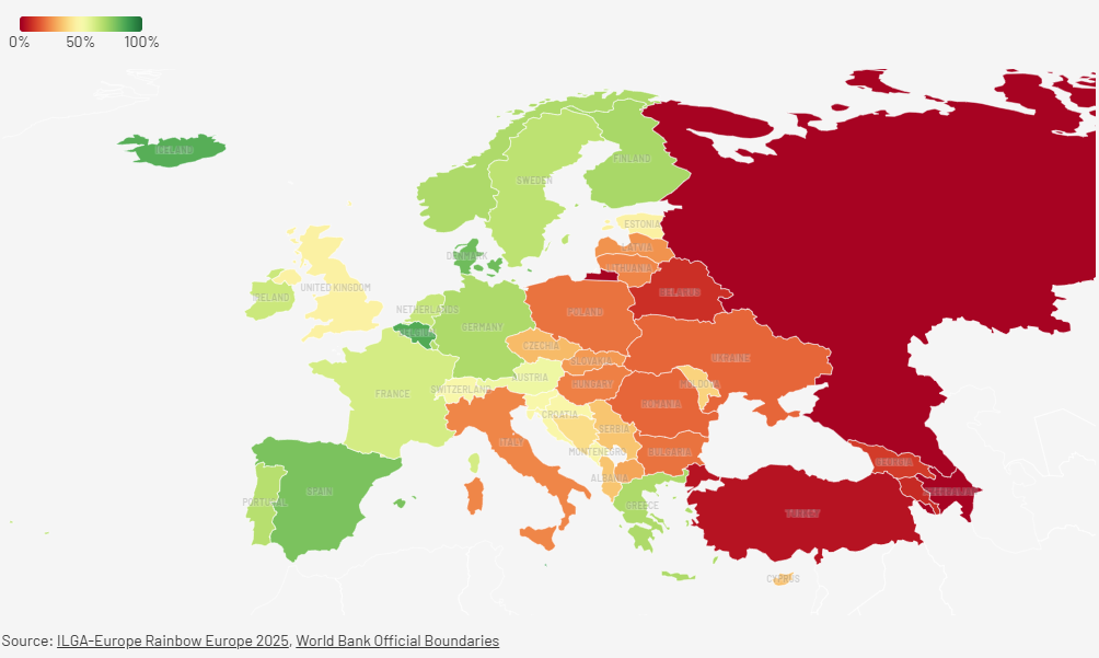Europe’s Latest Trans Rights Map Shows Unprecedented Regression