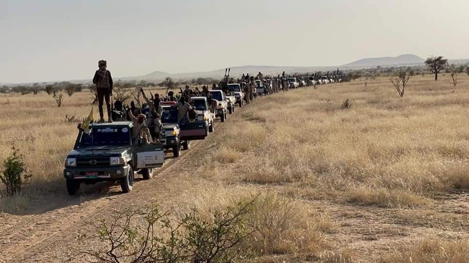 Map of the Areas of Control in Sudan