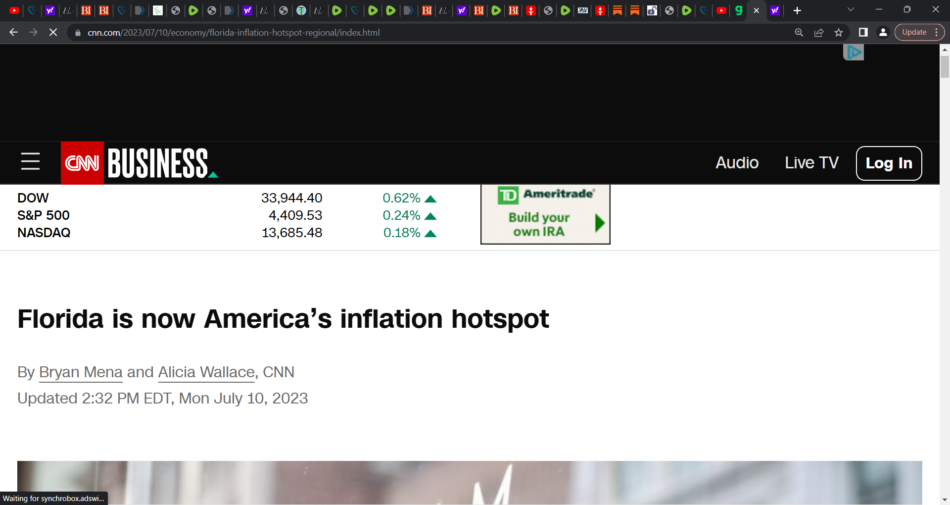 'Florida is now America’s inflation hotspot'; so we have alligators ...