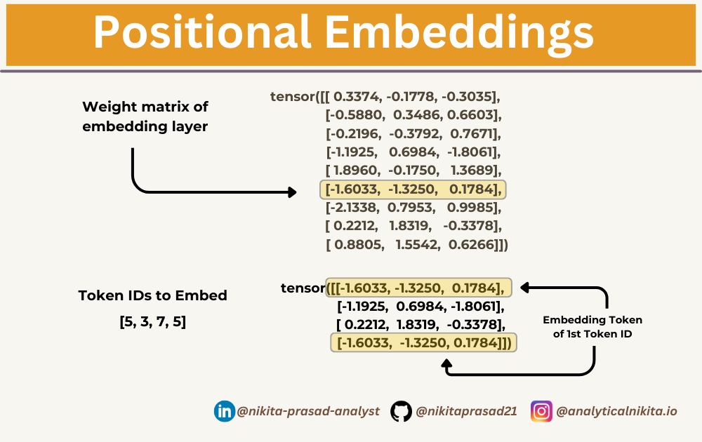 How LLMs Embeds Input Tokens? - by Nikita Prasad
