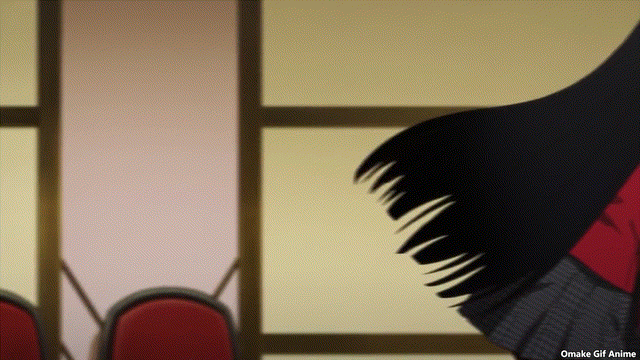 Omake Gif Anime - Kakegurui - Episode 8 - Yumeko Moves Quick