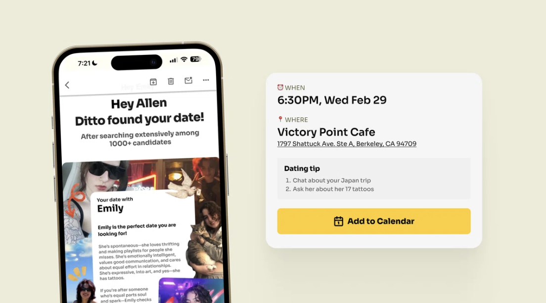 Ditto AI: The Dating App Where You Don’t Swipe, You Just Show Up