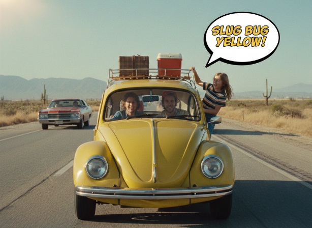 Remember Slug Bug? The Iconic VW Bug. Volkswagen. punch buggy