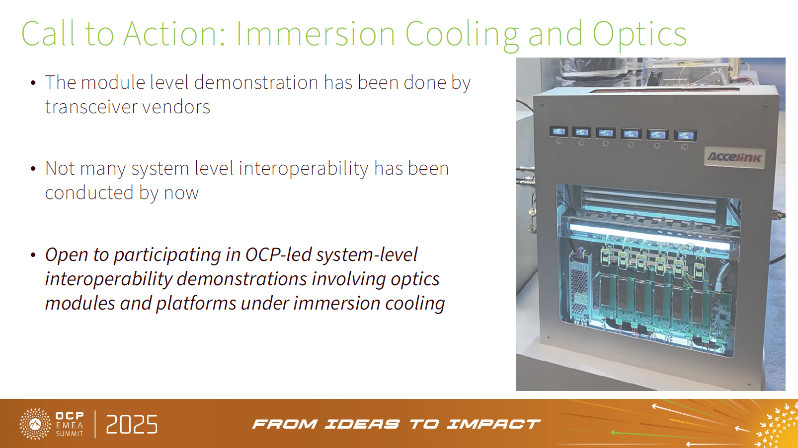 Accelink: Key Technologies for Energy-Efficient Pluggable Optics in AI ...