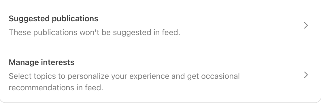 Substack Feeds: How to Manage What You See?