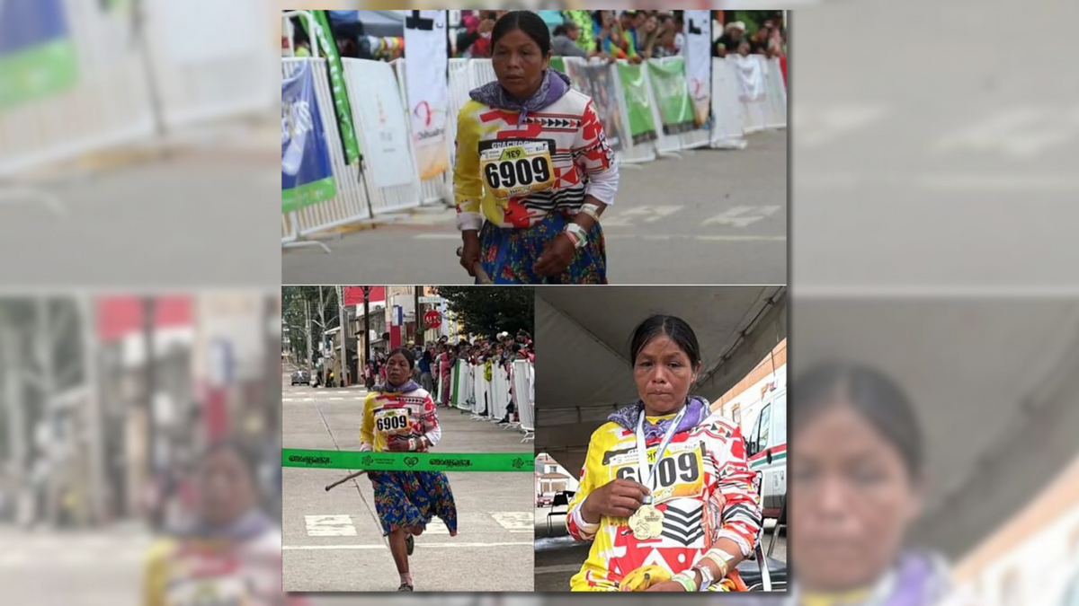 Mexican indigenous runner Candelaria Rivas Ramos won a 39 mile ...