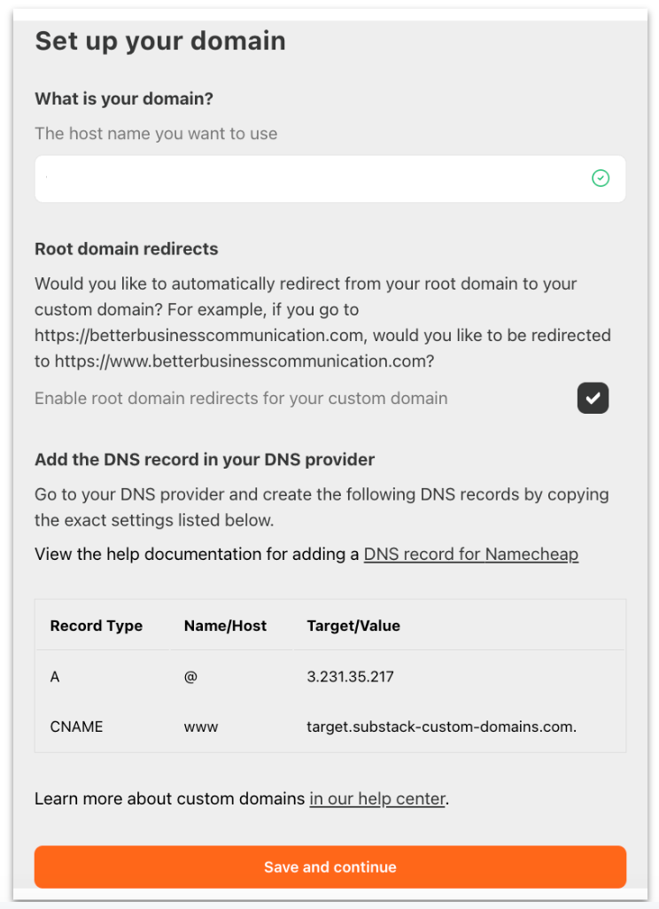 How Use a Custom Domain with Substack