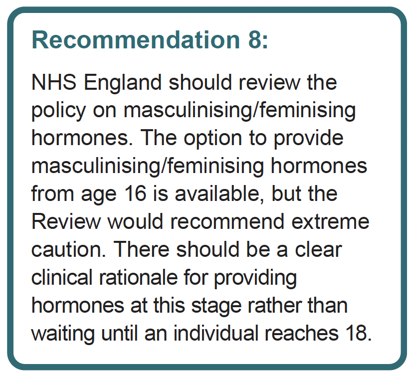 Dr. Cass Backpedals From Review: HRT, Blockers Should Be Made Available