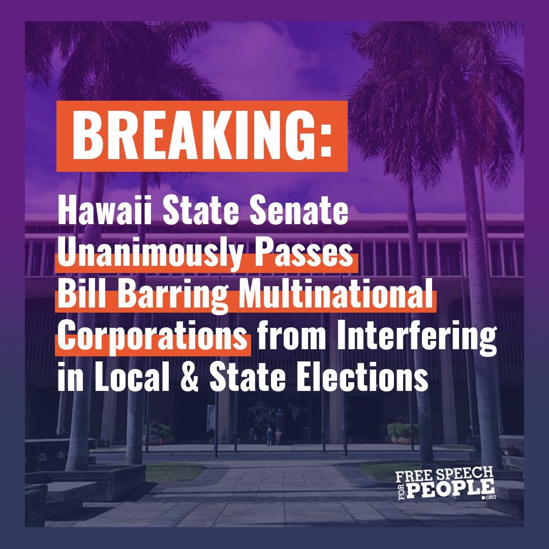 Edmond G Bertrand on Substack: "BREAKING: Hawaii's State Senate has unanimously passed a bill to ...