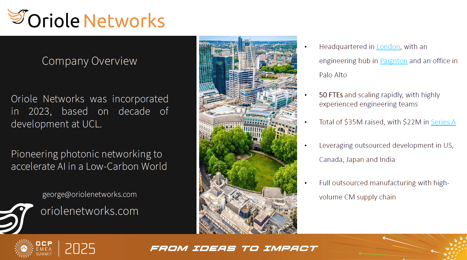 Photonic Networks for AI: Challenges and Opportunities