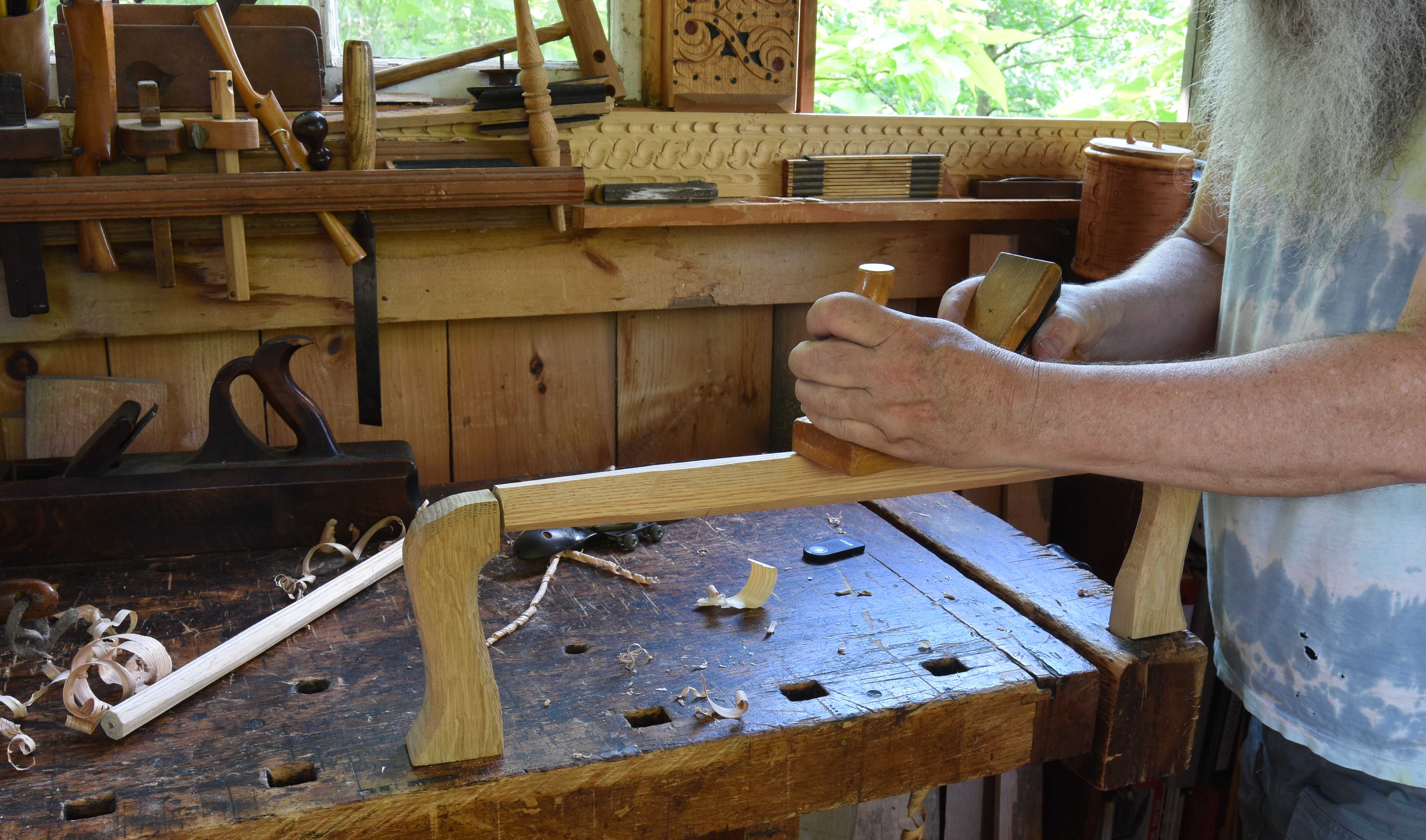 German bench dogs - by Peter Follansbee