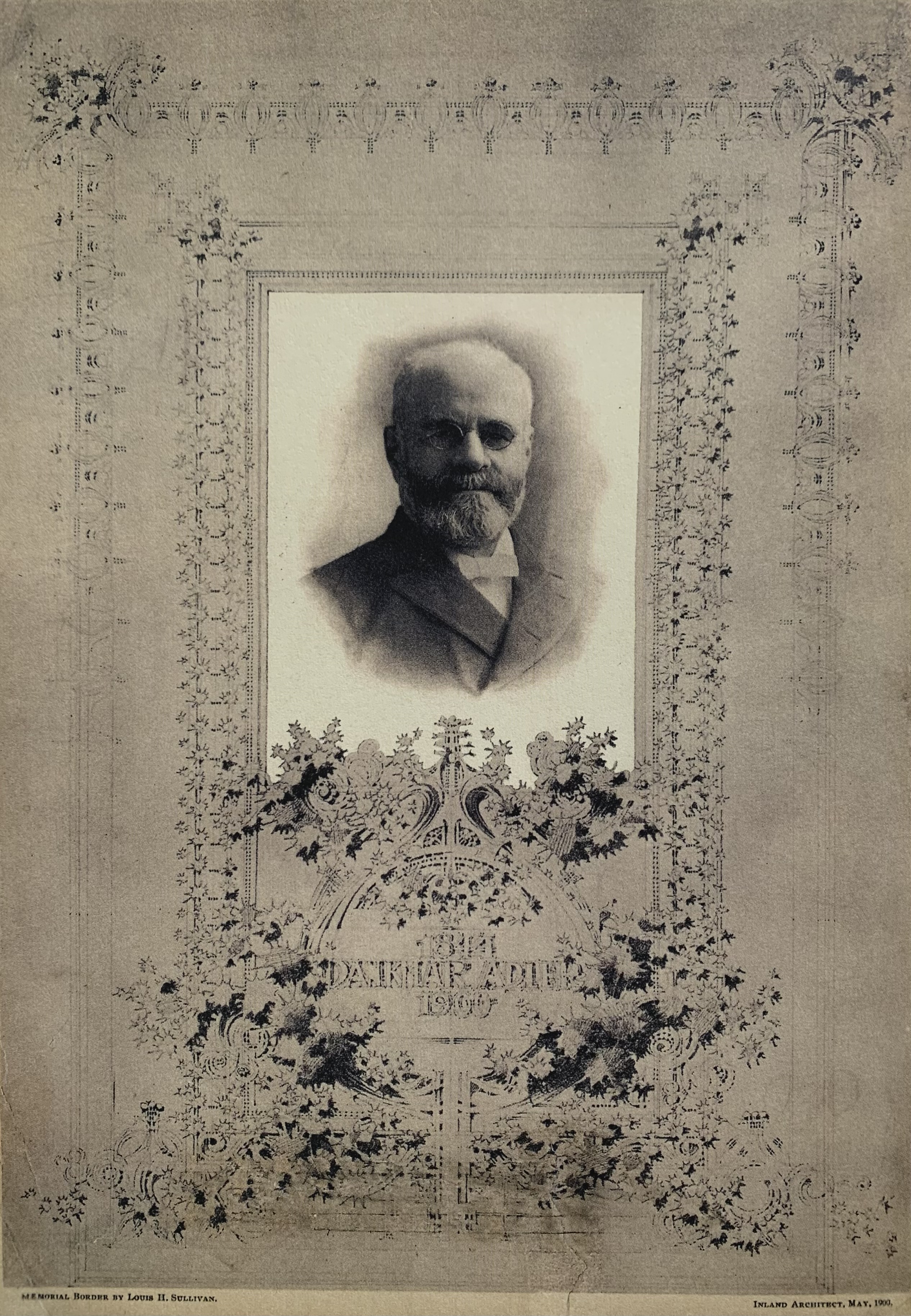 The Final Years of Louis Sullivan - by Rachel Freundt