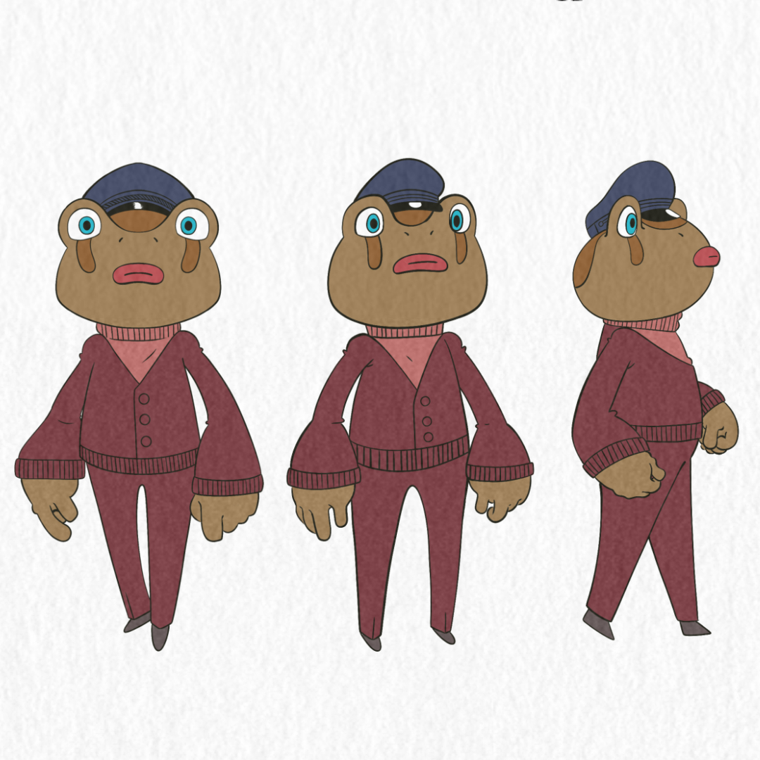 Mr. Bindle: Character Turnaround - by Elise Crane