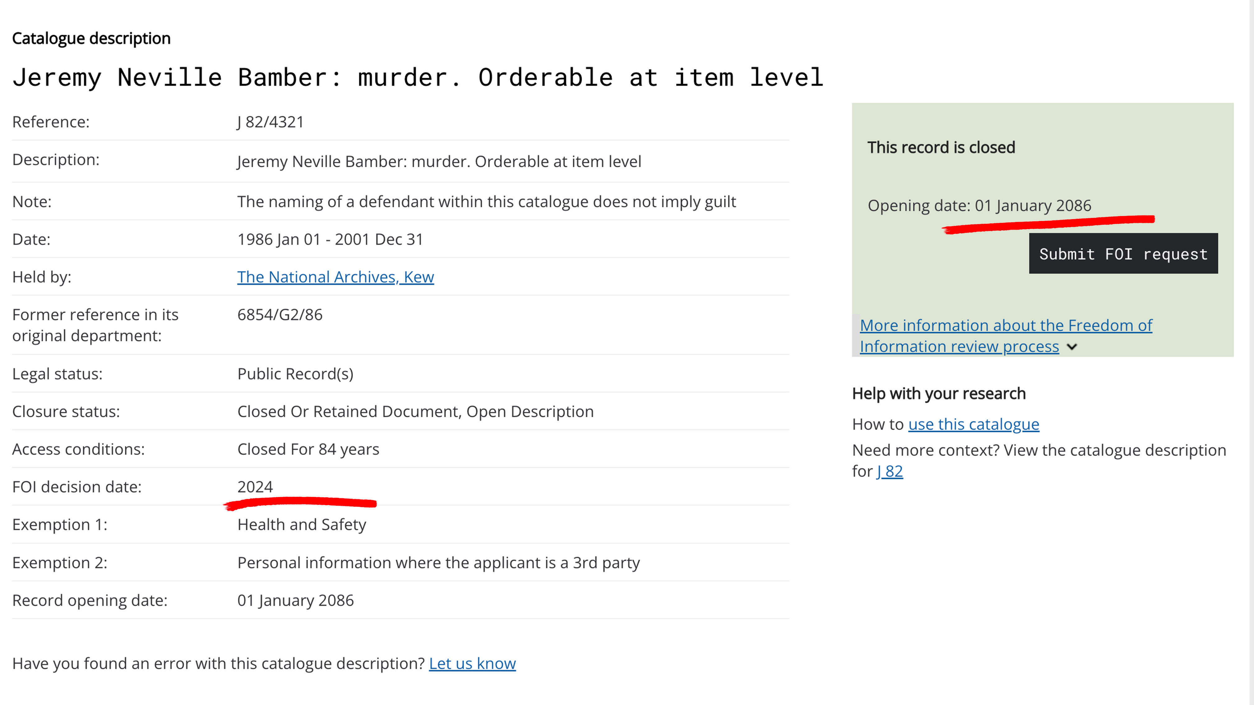 Memo 618 - Bamber vs The Doc Maker