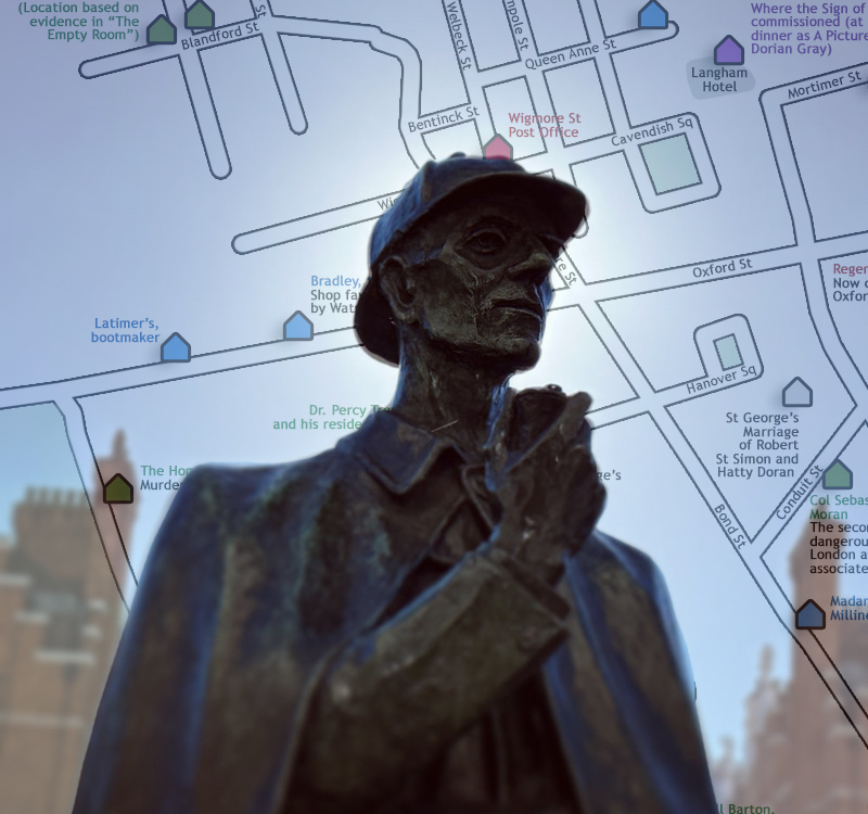 Mapping the London of Sherlock Holmes - by Matt Brown