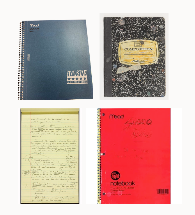 Creative People and their Notebooks - by Jillian Hess