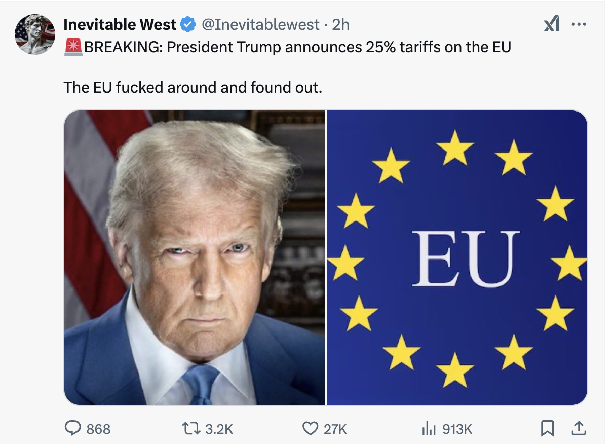 Ben Cohen on Substack: "To the MAGAs, Trump’s trade war is amazing ...