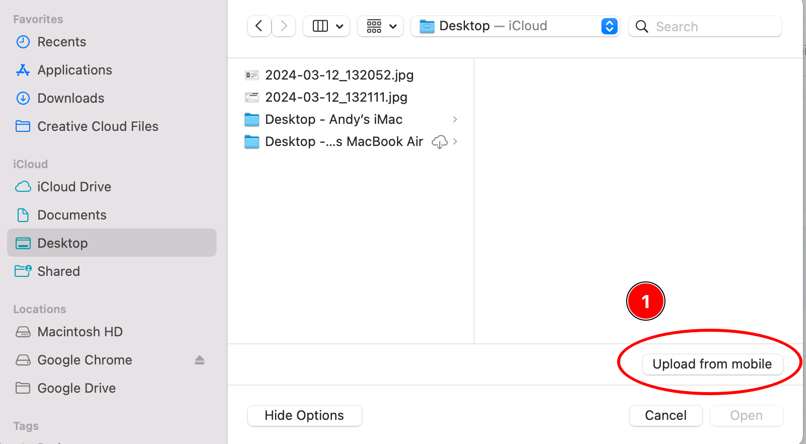 Using Edge Mobile Upload to Move Files from Your Phone to Websites