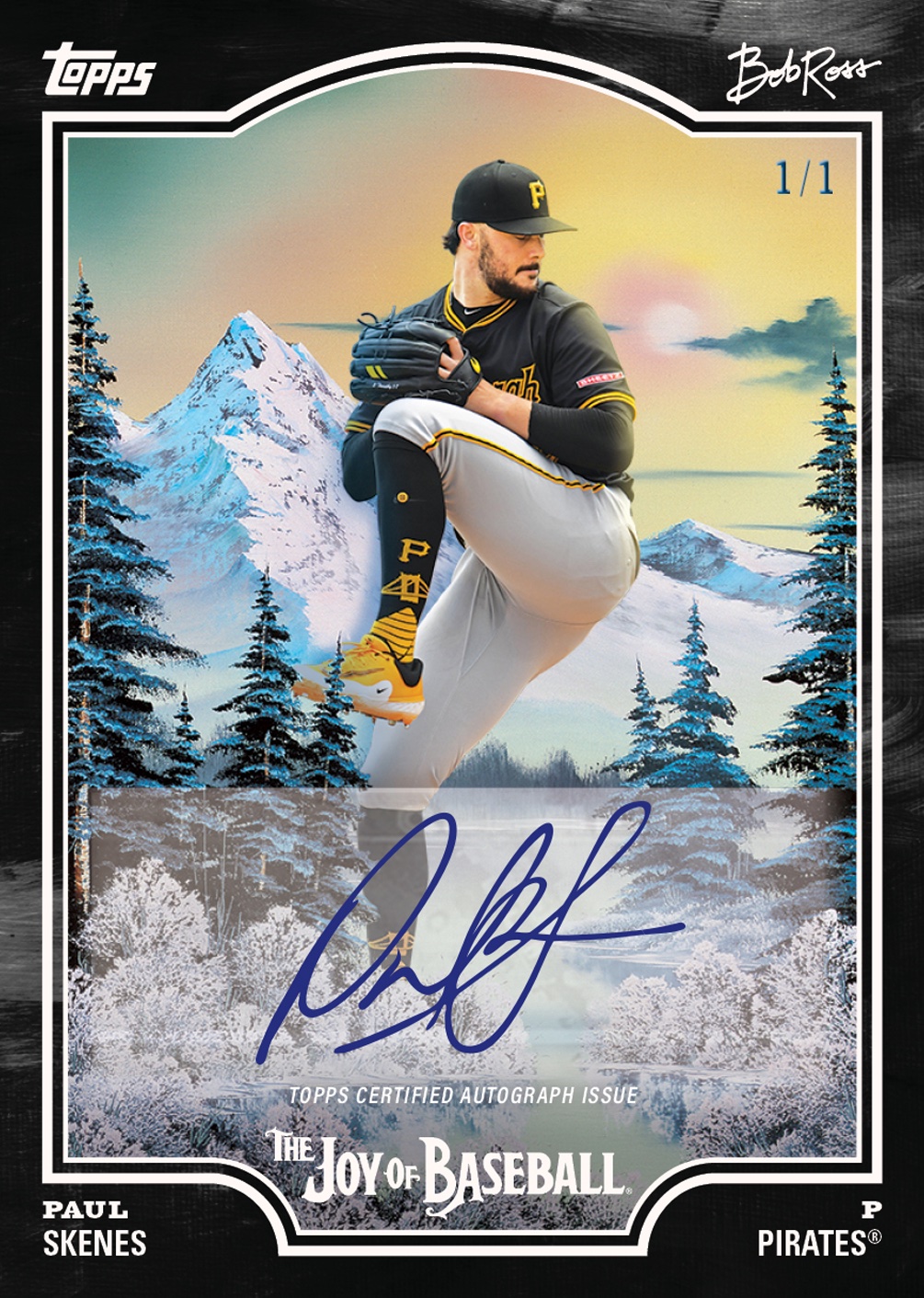 2025 Topps X Bob Ross The Joy of Baseball Checklist Guide