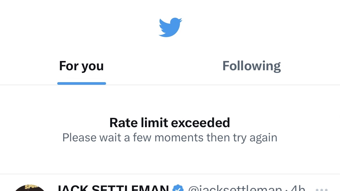 Twitter rate limit exceeded: how to fix the 1,000 posts a day limitation