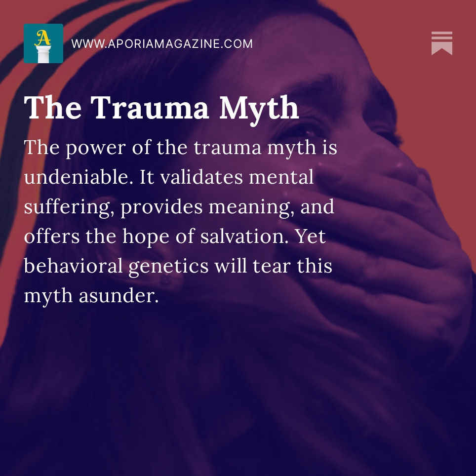 The trauma myth/Human evolution has sped up/Bringing back the dead/Paul ...