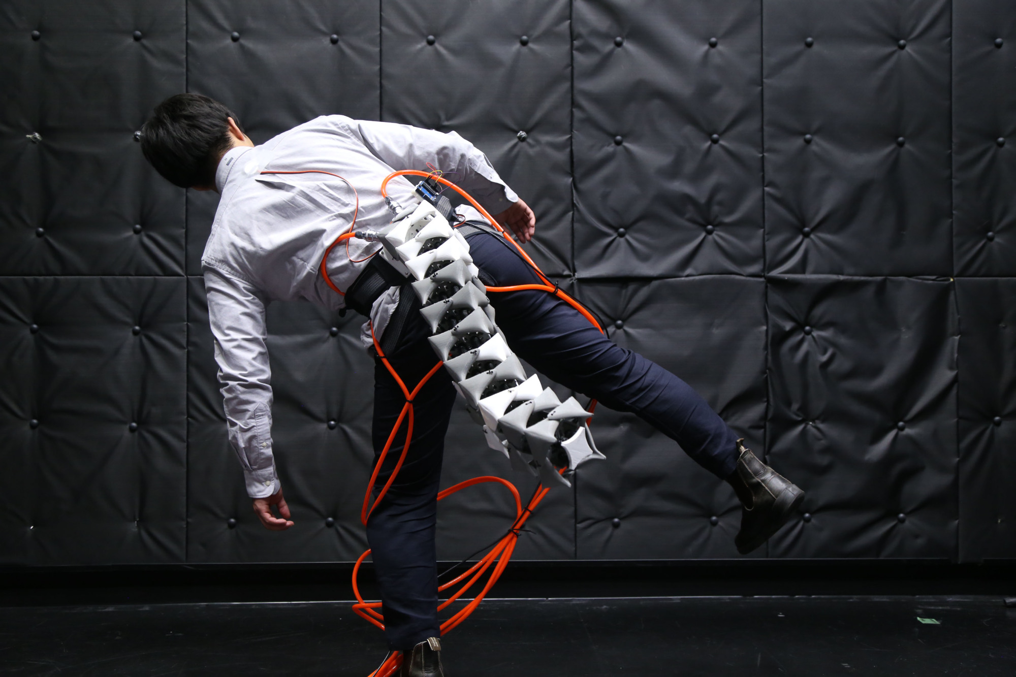Japanese Scientists Built a Wearable Robotic Tail to Help Humans Balance