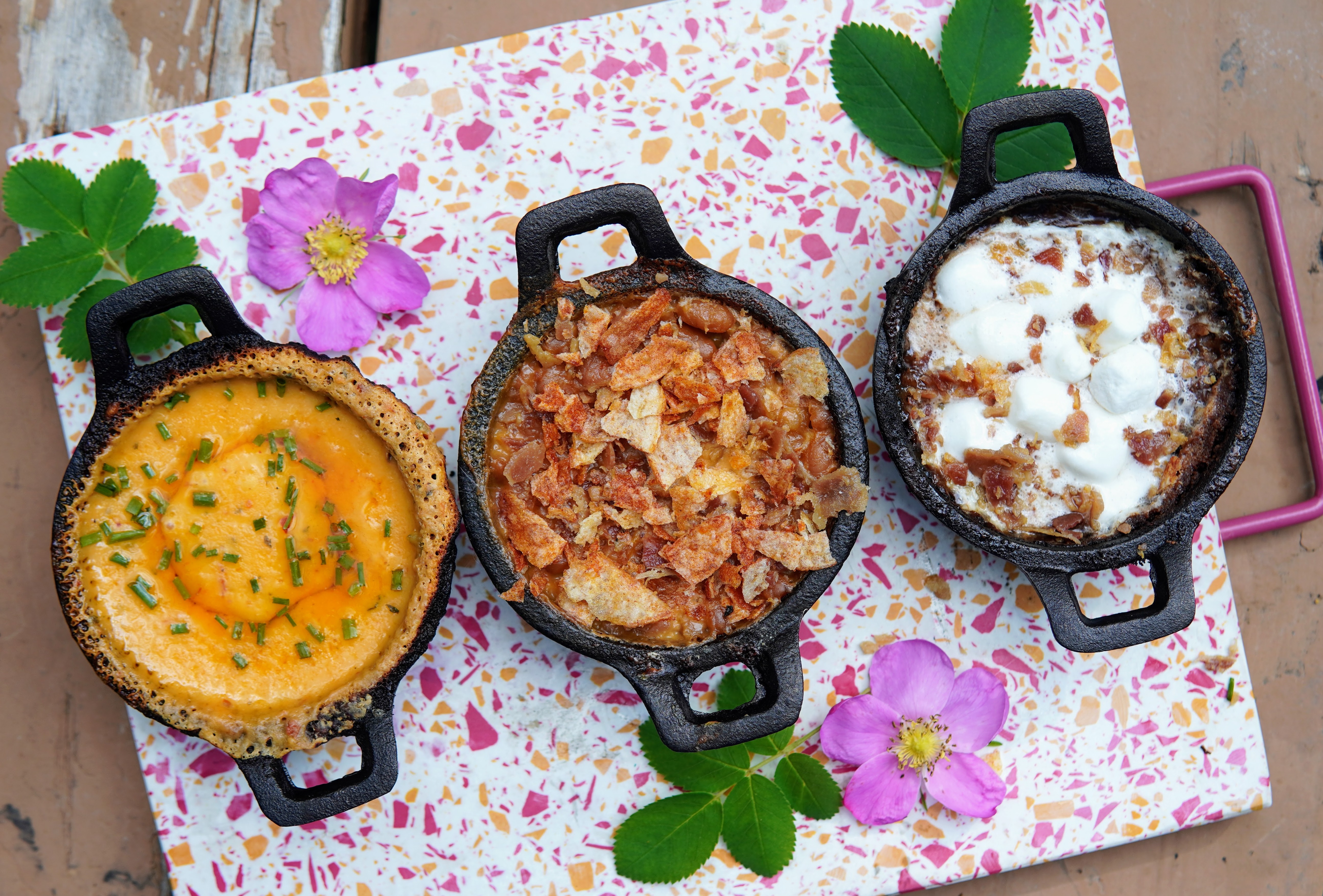Wine & Dip Flight: Camping Edition - by Stephanie Cameron