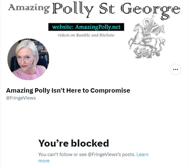 Michael Ginsburg (@michaelginsburg): "Polly St. George (a.k.a “Amazing ...