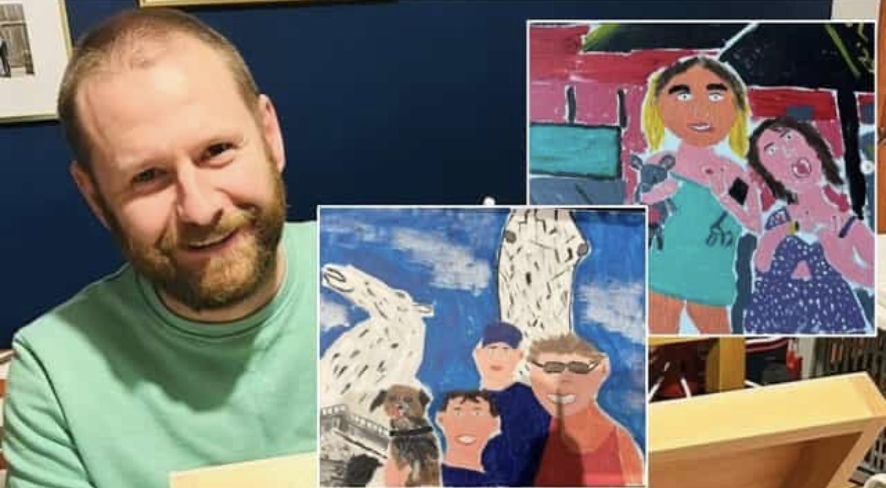 The man who turned his “ugly paintings” into a viral business