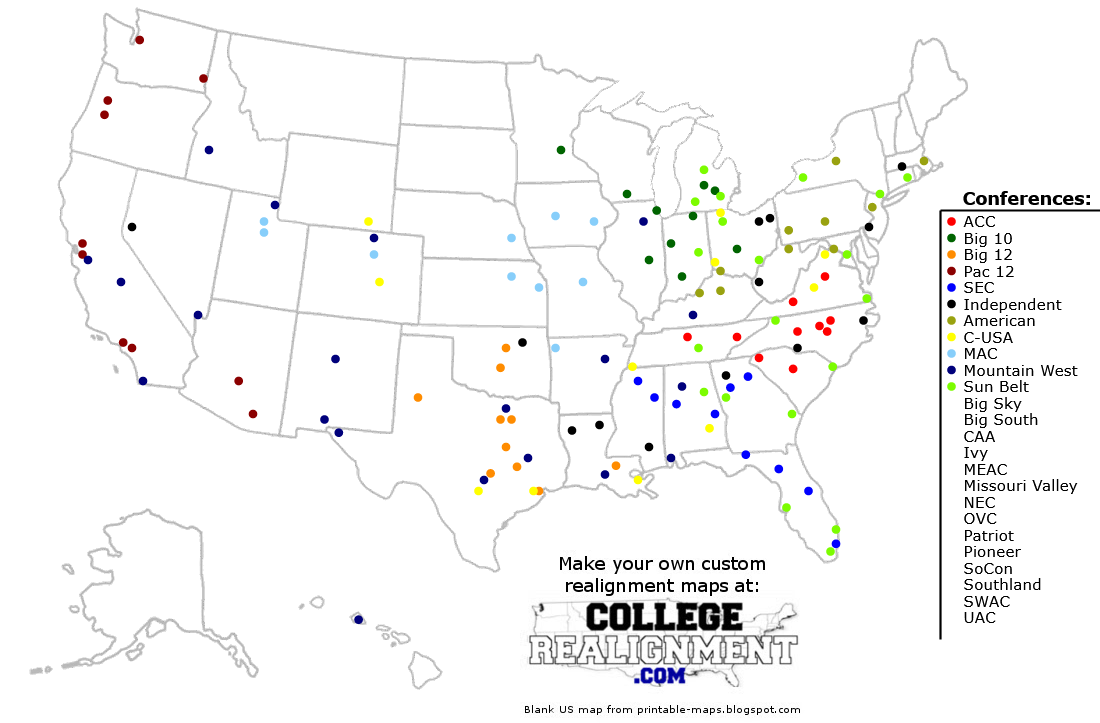 College Football 25 realignment ideas - by Griffin Olah