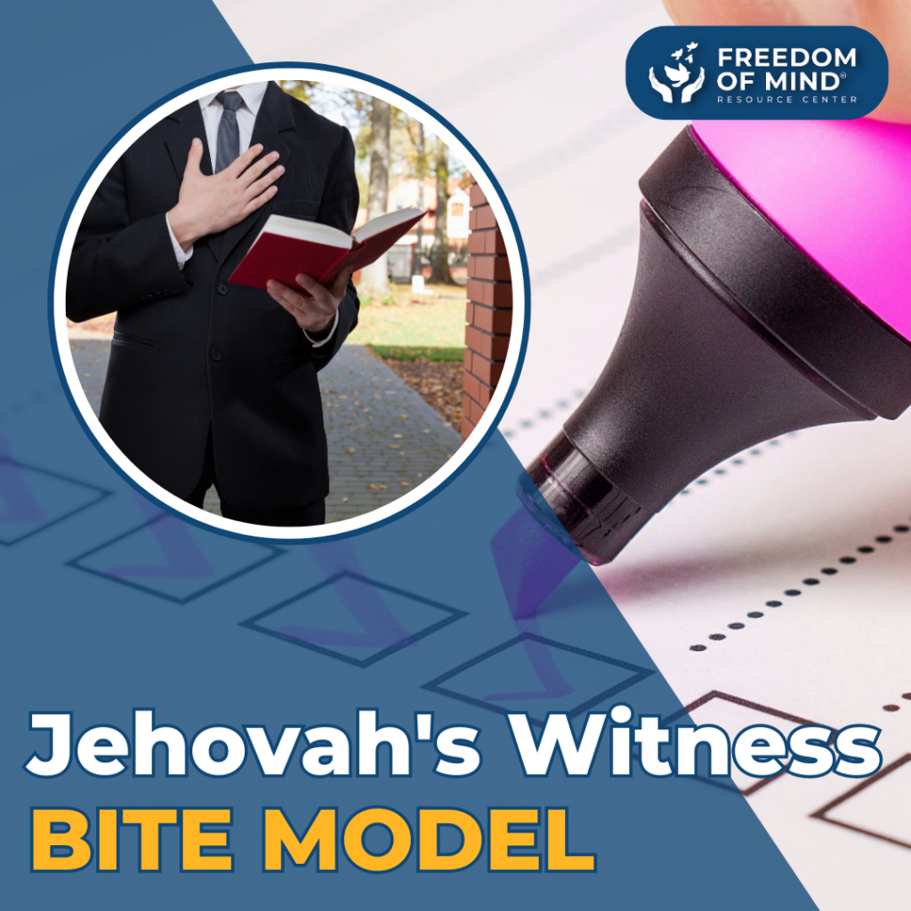 The BITE Model and Jehovah’s Witnesses