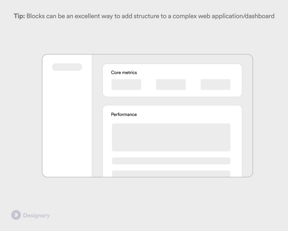 UX Tip #9: Sections, structure and visual hierarchy in UX
