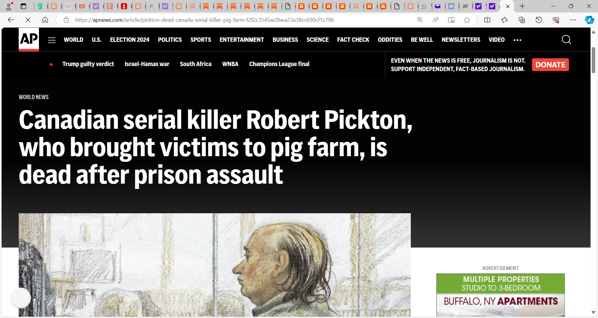 Canadian serial killer Robert Pickton, who took female victims to his ...