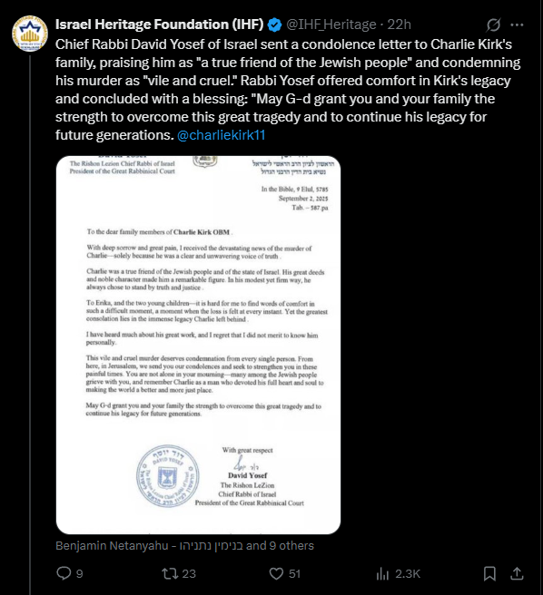 Unraveling the Timing: 9 Elul 5785 and the Murder of Charlie Kirk